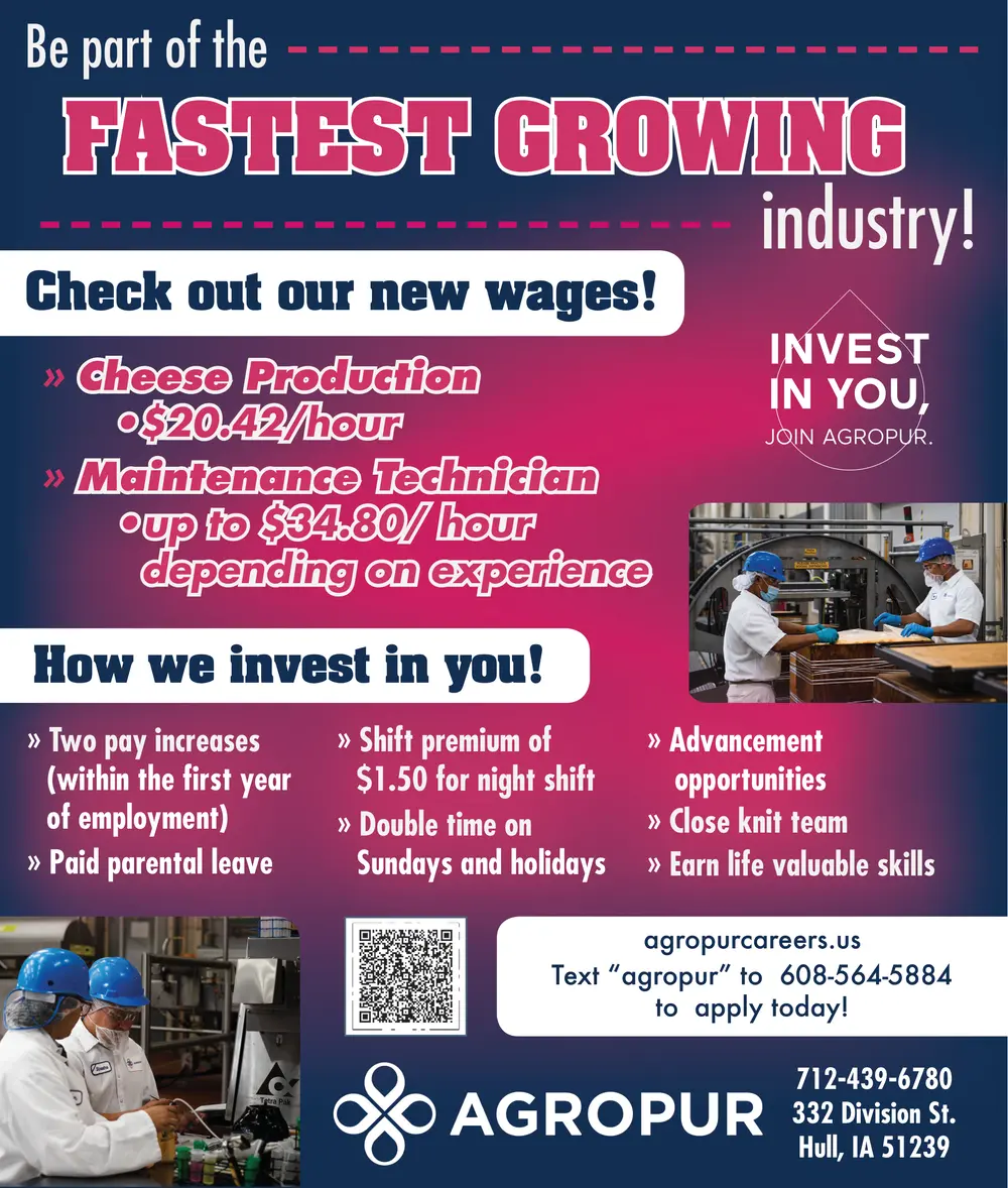 Cheese Production Job Openings - Agropur