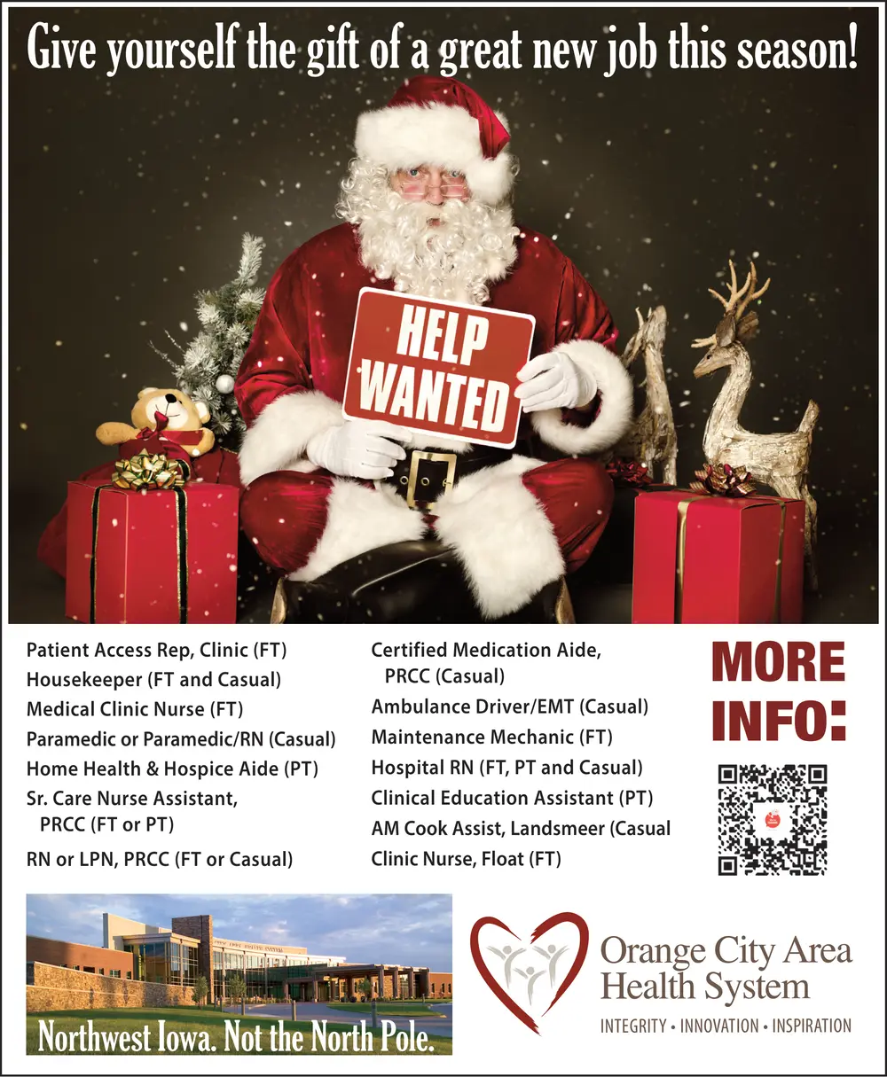 Orange City Area Health System - Now Hiring