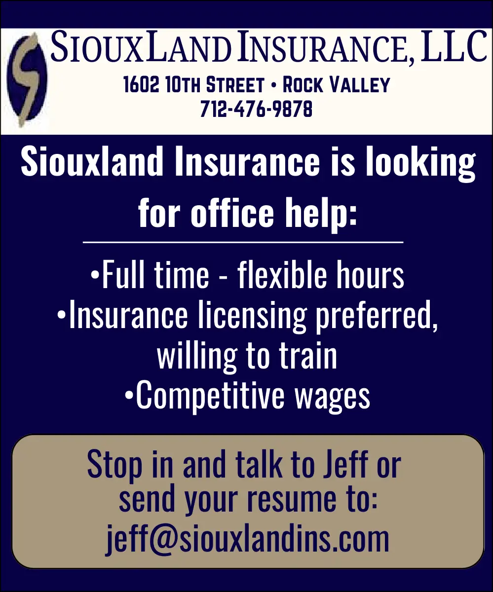 Siouxland Insurance, Rock Valley, Iowa
