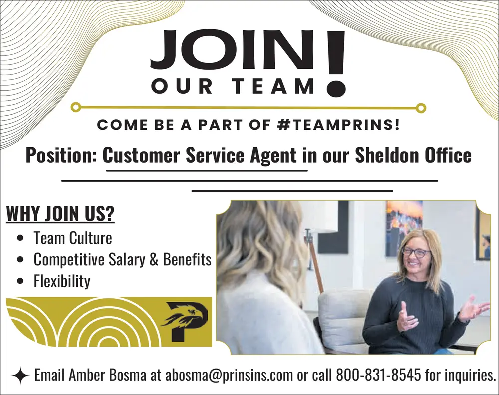 Customer Service Careers in Sheldon, Iowa