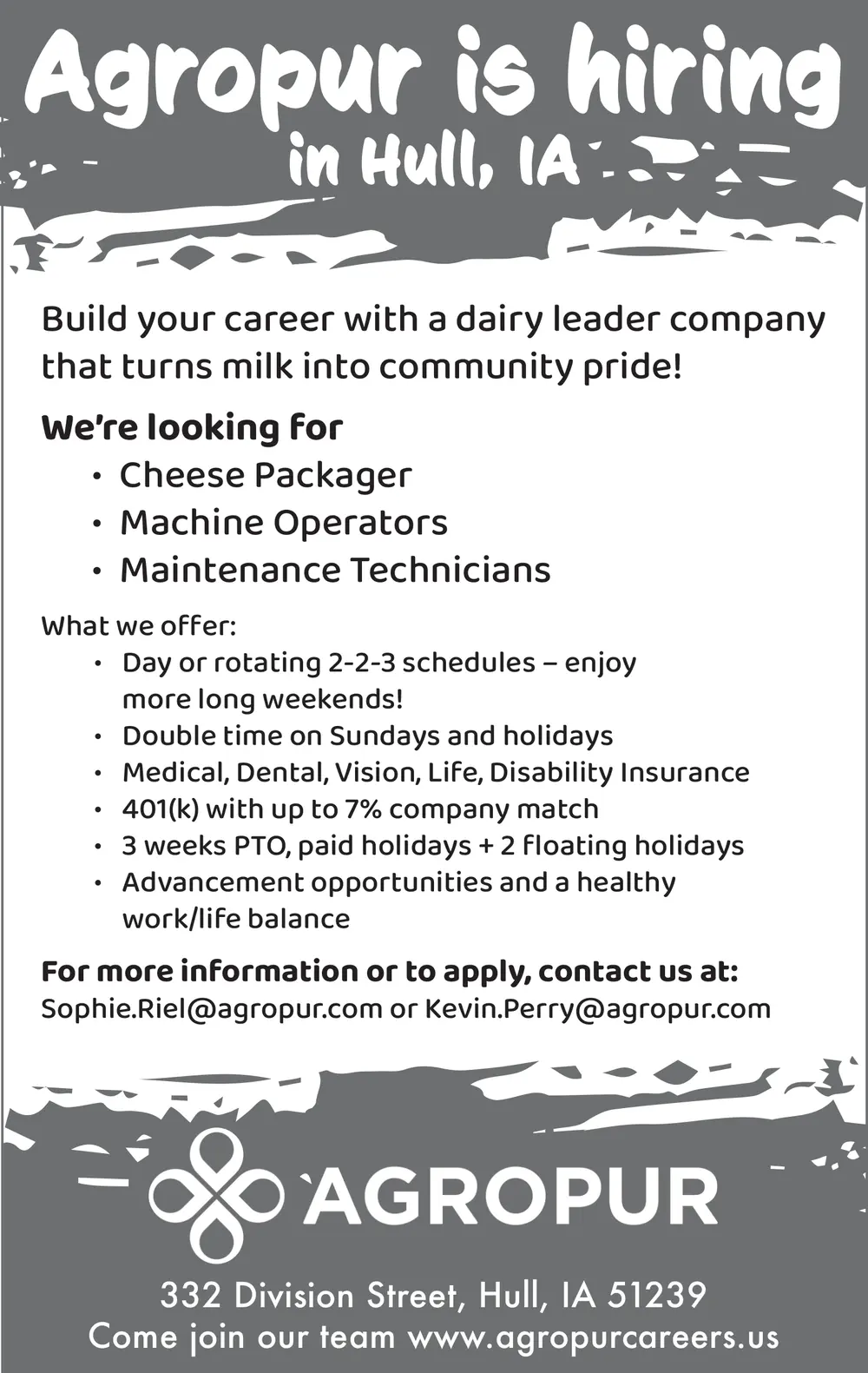 Job Openings - Agropur