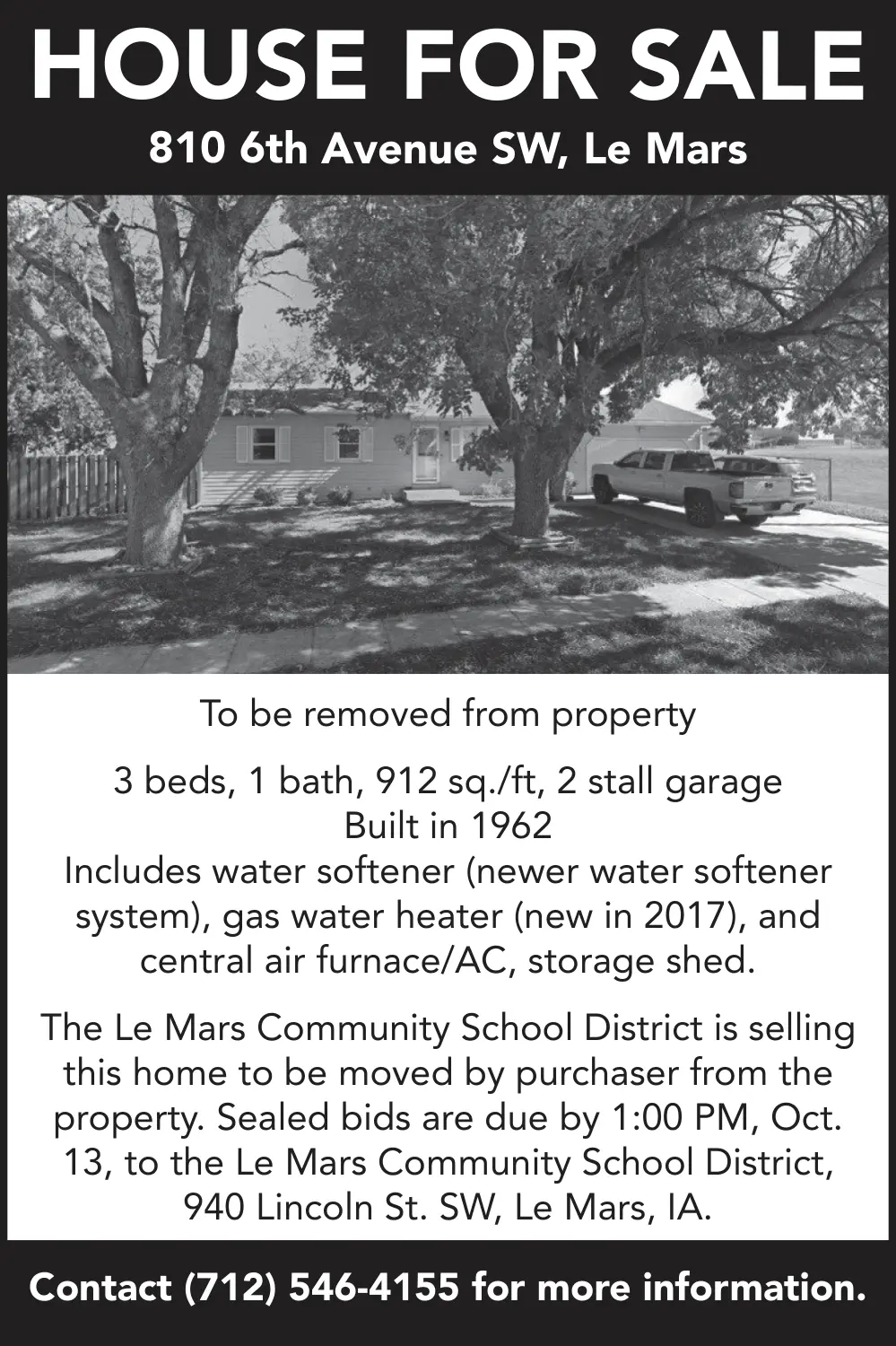 House for Sale in Le Mars, Iowa