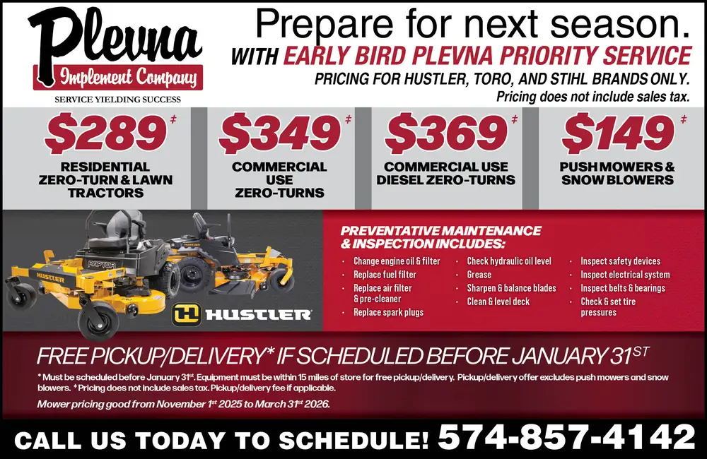 Plevna Implement Co. in Indiana for Quality Equipment in Indiana