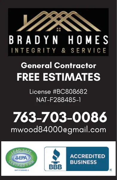 Custom Homes in Coon Rapids, MN | Bradyn Homes