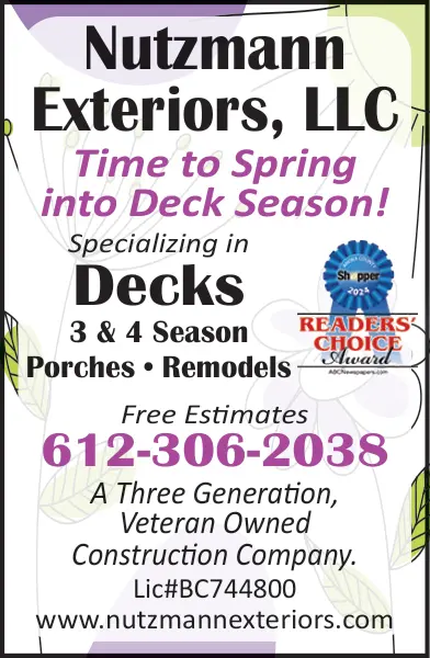 Nutzmann Exteriors - Central Minnesota Deck Specialists